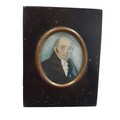The circle of Frederick Buck (1781-1840) framed miniature portrait of a ...