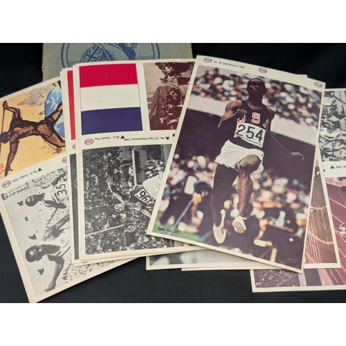 A selection of assorted Olympic related trading cards