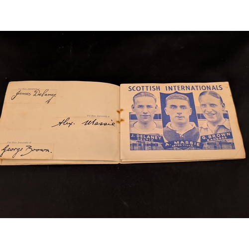 A antique 'The Champion Album of Famous Footballers' autographs and ...