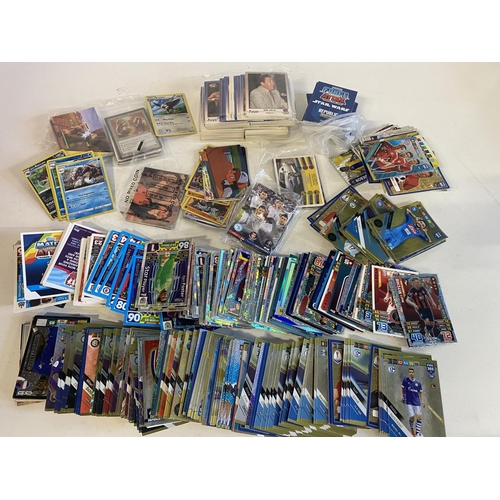 A job lot of Panni football trading cards and other trading cards