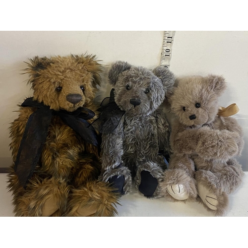 Three Charlie bears