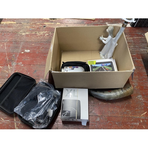 A box full of assorted misc items, shipping unavailable