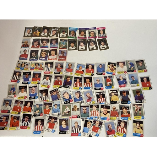 A selection of vintage football trading cards by ABC