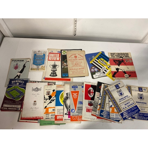 A Collection of Vintage Football Programmes and Souvenir Booklets, Mid ...