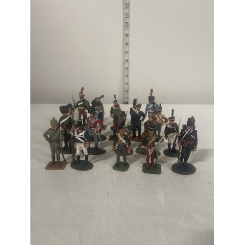 A Collection of Del Prado Napoleon at War Hand-Painted Lead Soldiers