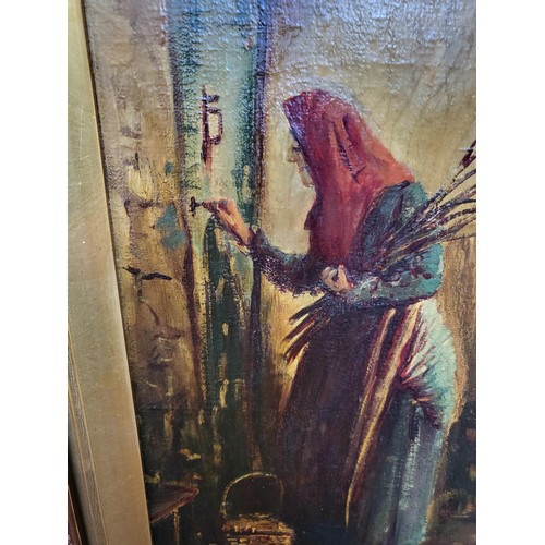 Original Oil Painting by J.M.Dodds R.S.A Titled a Lonely Life Signed ...
