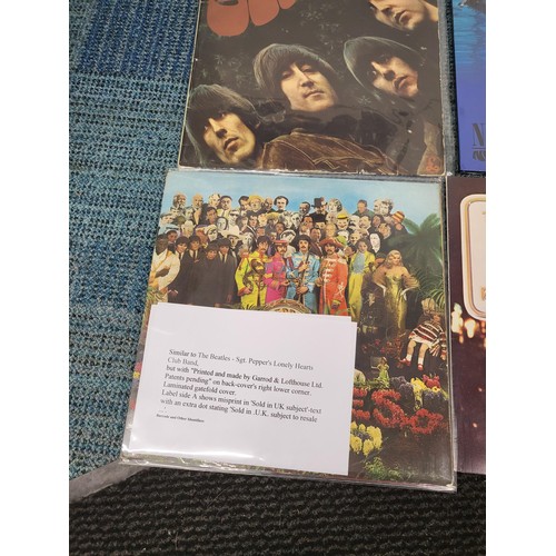 Box of Mixed Vinyl Includes The Beatles Sgt Peppers Original Uk Press ...