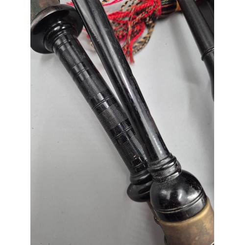 Set of Vintage Bagpipes in Box