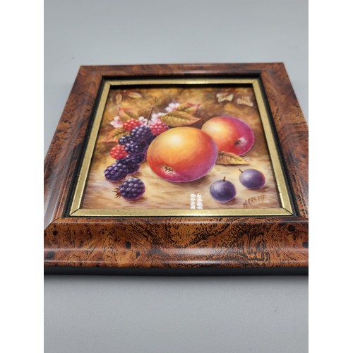Royal Worcester Painted Plaque by Nigel Creed in Excellent Condition ...