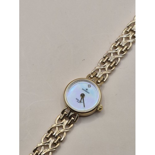 9ct Gold Ladies Sovereign Watch Fully Hallmarked Weighs 9.1g This ...