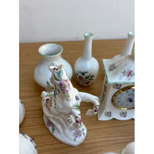 Minton Haddon Hall 22 Pieces in Total Include Clocks, Trinket Boxes ...