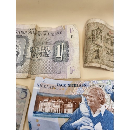 Small Collection of Used Bank Notes From Europe & The World Includes ...