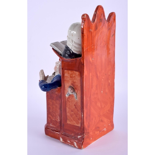 AN EARLY 19TH CENTURY STAFFORDSHIRE PEARLWARE FIGURE OF THE SLEEPING ...