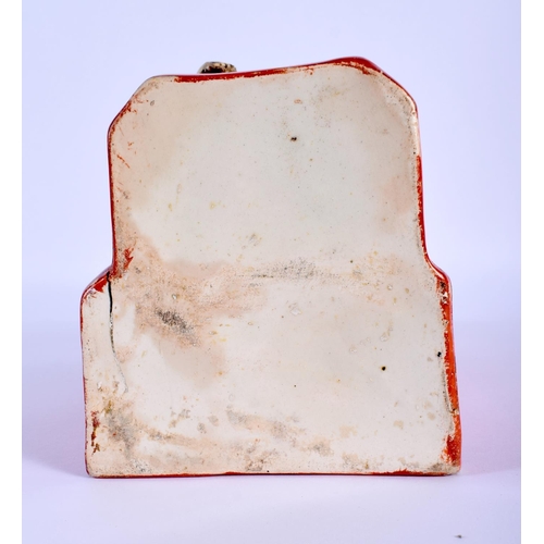 AN EARLY 19TH CENTURY STAFFORDSHIRE PEARLWARE FIGURE OF THE SLEEPING ...