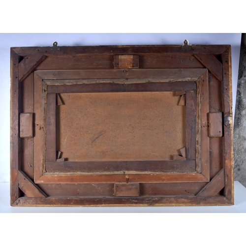 Harold garland(1834-1913) Framed oil on canvas "Waiting for the boat ...