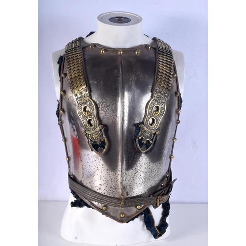 A 19th Century British Household cavalry officers cuirass. 44 x 29 cm.