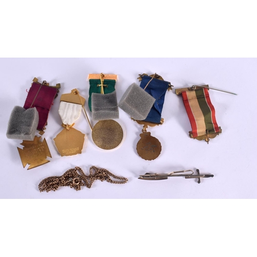 A BAG OF MEDALS. (qty)