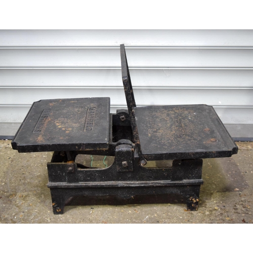 A pair of Banfield of Hastings antique coal scales.
