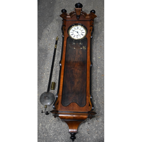 A VERY LARGE VIENNA REGULATOR HANGING WALL CLOCK of monumental ...