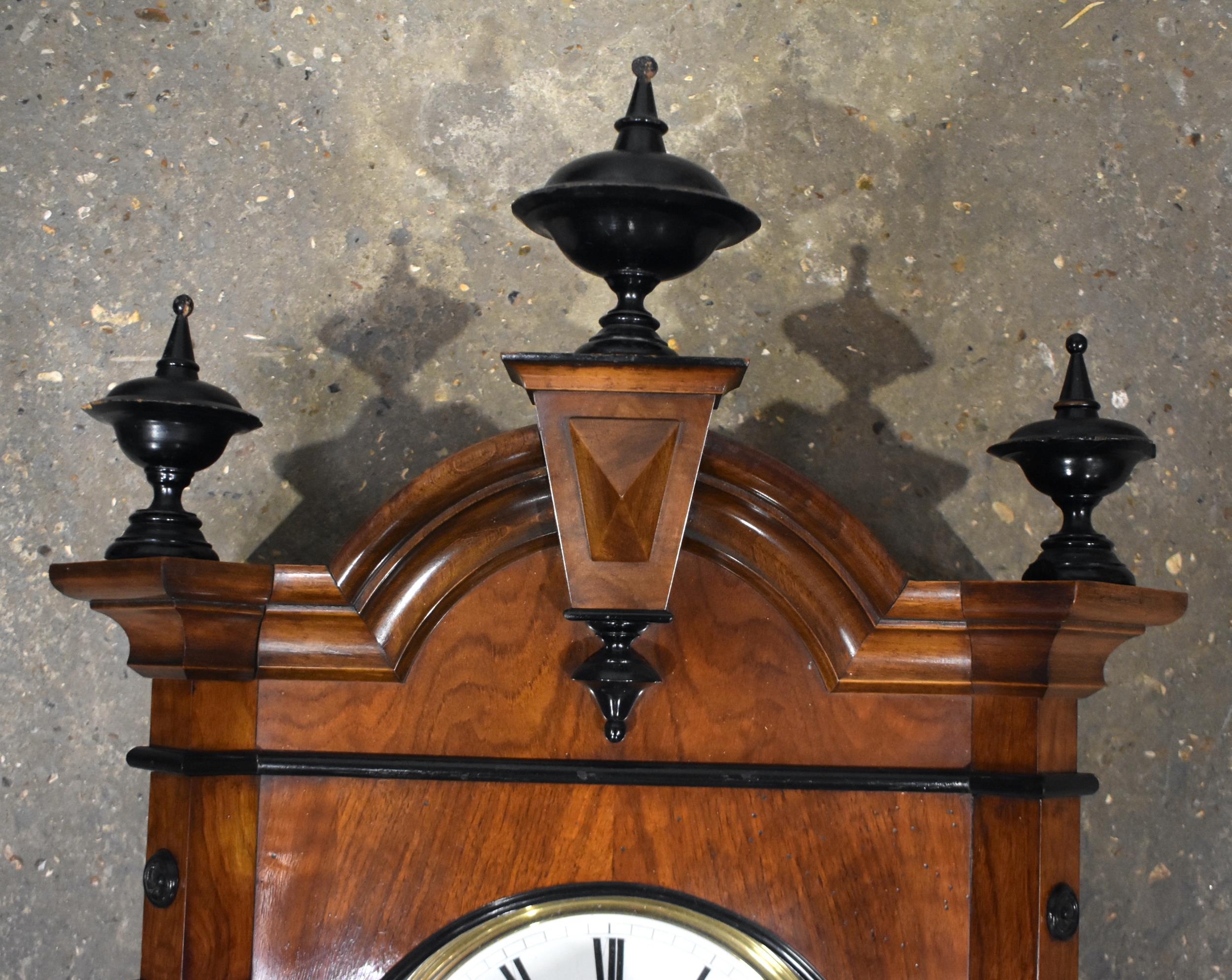 A VERY LARGE VIENNA REGULATOR HANGING WALL CLOCK of monumental ...
