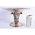 A LOVELY LARGE ENGLISH SILVER ART NOUVEAU STYLE PEDESTAL BOWL by Robert ...
