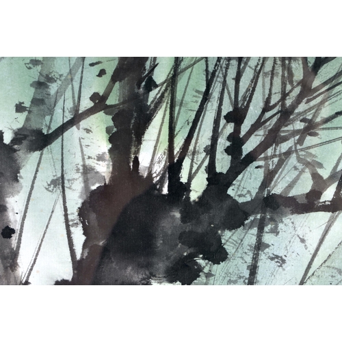 Ho Huai Shuo (Born 1941) Taiwanese, Ink & Colour on paper, Scroll ...