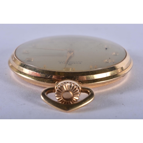 Mens Eurastyle Slim Gold Tone Pocket Watch. Movement - Hand-Wind ...