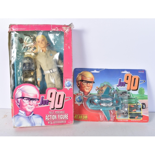 A boxed Joe 90 action figure together with a cased Joe 90 Jet air car ...