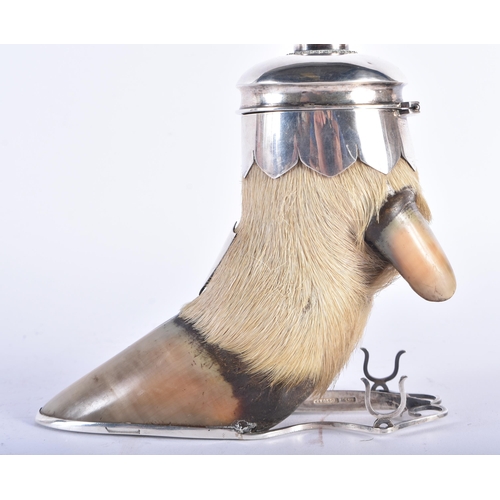 A RARE MID 19TH CENTURY SCOTTISH INVERNESS SILVER AND CAIRNGORM Hoof ...
