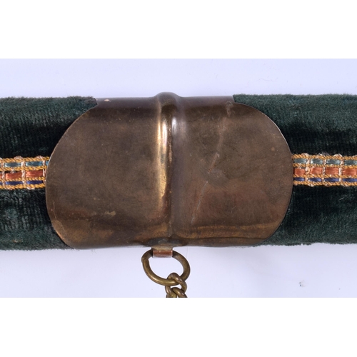 An early 20th Century Indian Talwar sword with brass grip and knuckle ...