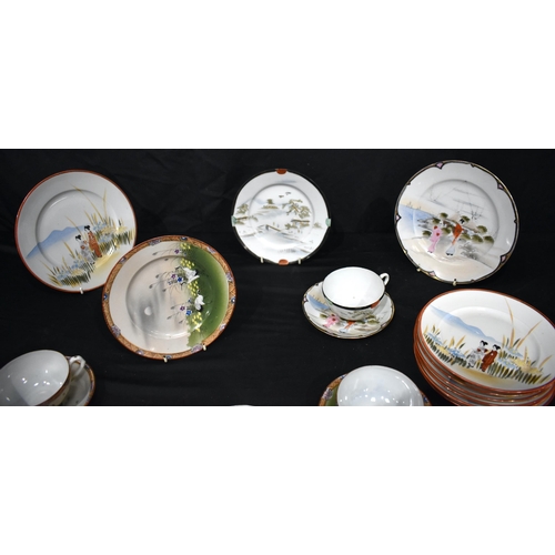 A collection of Japanese Tea ware 21cm (25)