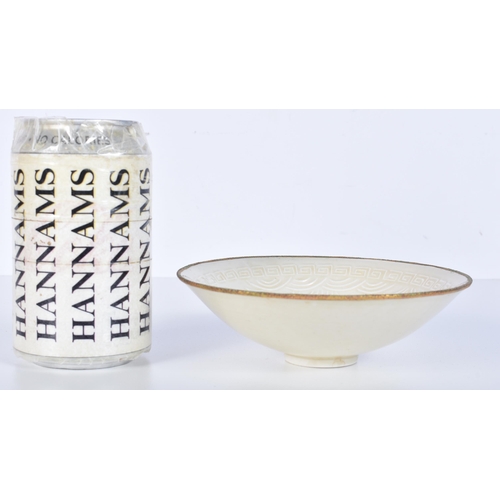 A Chinese porcelain Ding ware bowl 4.5 x 14cm