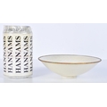 A Chinese porcelain Ding ware bowl 4.5 x 14cm