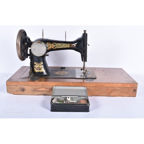 An early 20th Century Frister & Rossmann Sewing machine 29 x 57 x 27cm