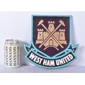 Cast iron West Ham United sign 24 x 23cm