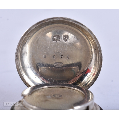 2 x .925 sterling silver sovereign cases 46g. 3.5 cm wide. (2)