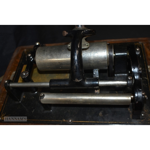 An antique Thomas Edison Phonograph together with a collection of ...