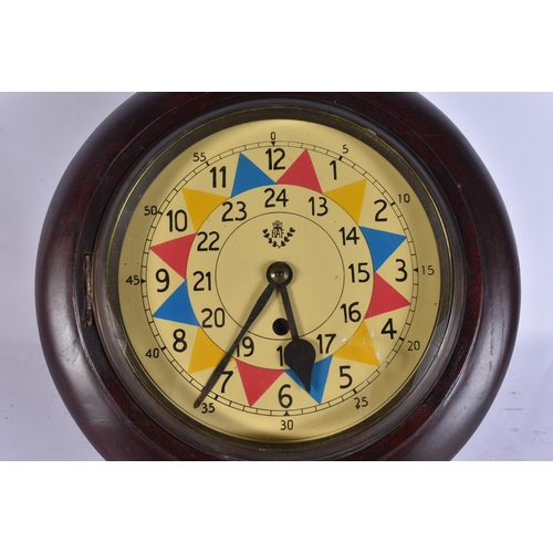 AN RAF CLOCK. 24 cm wide.