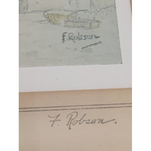 6 signed prints - 5 signed by Andy Gilmour 1988/89, 'Pump Court, York ...