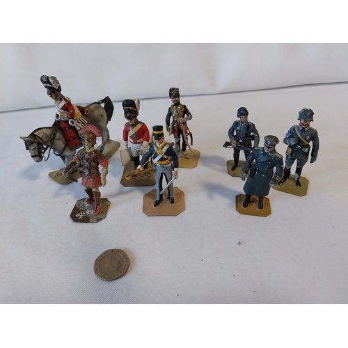 8 Stadden painted soldier figures