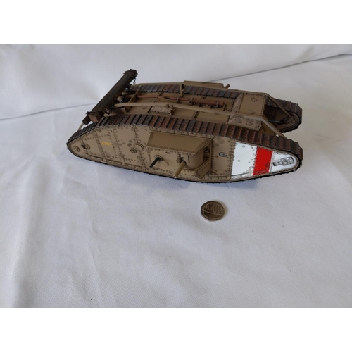 Tamiya 1/35 scale WW1 British Tank Mk.IV Male single motor