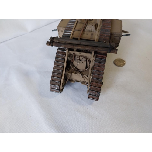 Tamiya 1/35 scale WW1 British Tank Mk.IV Male single motor