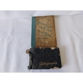 A Victorian cook book c1888 & a 1940s autograph book inc Jimmy Jewel ...