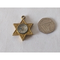 vintage fob Star of David compass
