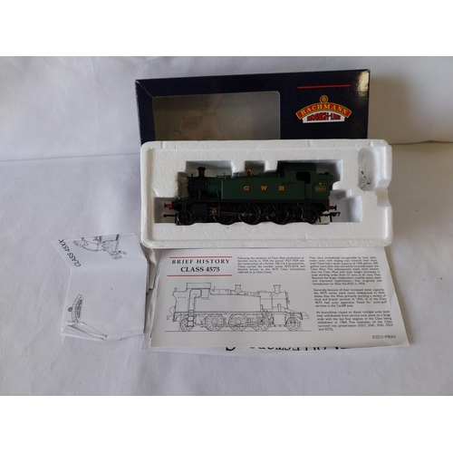Bachmann OO Gauge locomotive Prairie Tank 5531 GWR Green