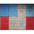 Railway. Paper Railwayana. A selection of 8 BR Working Time Tables. 1 ...