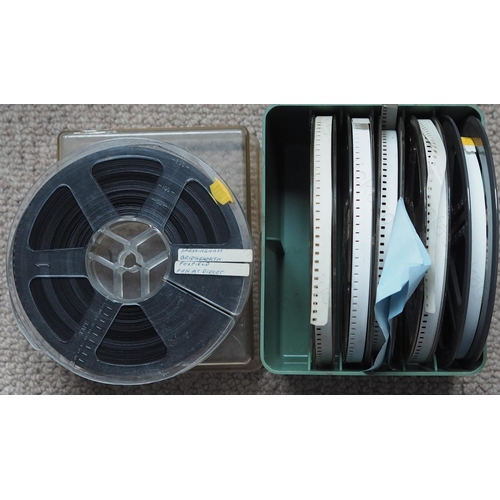 Railway colour cine film, standard 8mm. Six reels of standard 8mm film ...