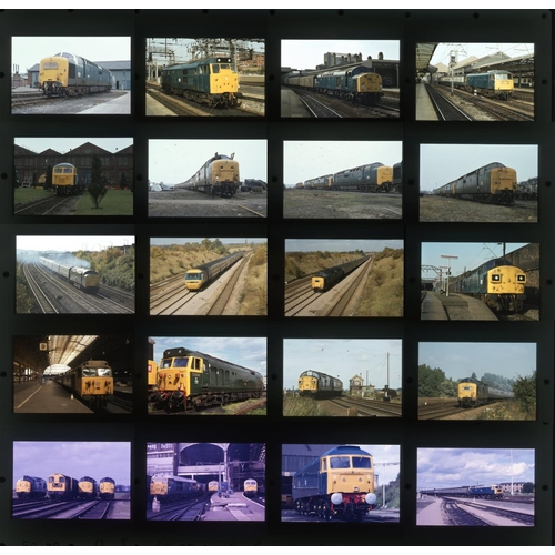 Railway. Modern Traction. A good selection of approx. 114 x 35mm ...