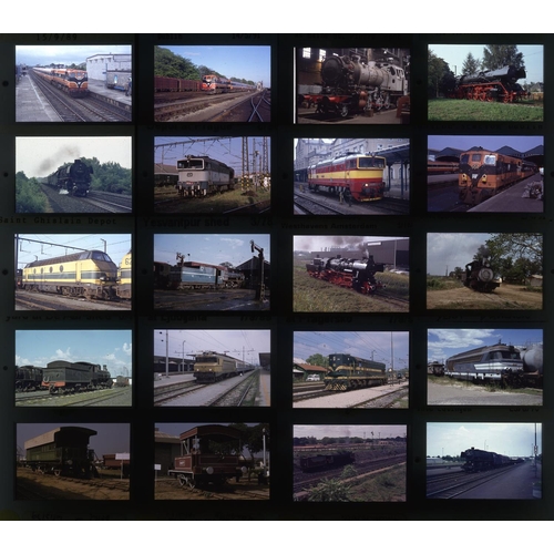 Railway. Overseas Traction-WORLD. A good selection of 170 x 35mm ...