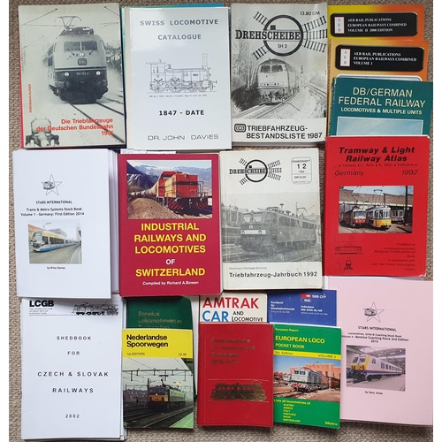 Railway. A collection of Tony Hill's European locomotive books. There ...
